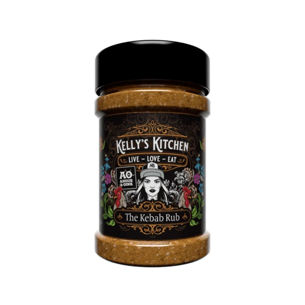 Kelly's Kitchen Kebab Seasoning 200g | Angus & Oink BBQ Rub – Polhill